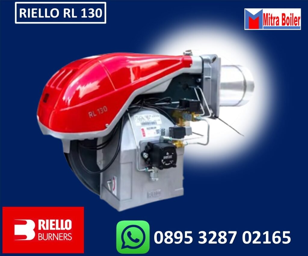 BURNER RIELLO LIGHT OIL (TWO STAGE) RL 130 - FABRIKASI BOILER DAN ...