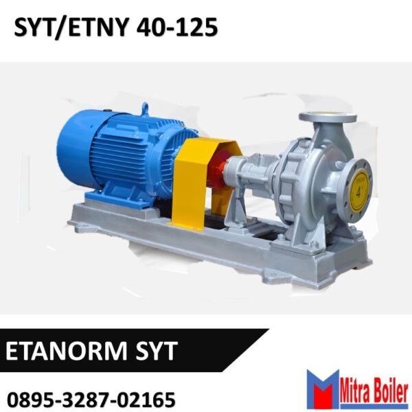 JUAL PUMP TRANSFER HOT OIL/WATER KSB ETANORM SYT/ETNY 40-125 - FABRIKASI BOILER DAN THERMAL OIL ...