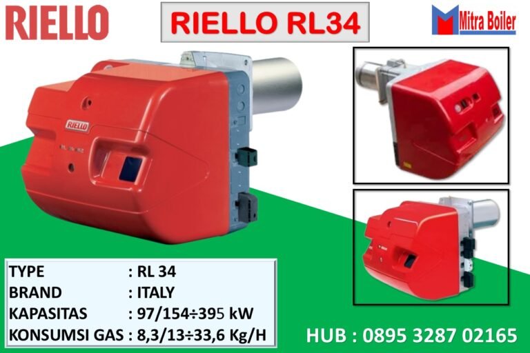 JUAL RIELLO RL 34 – OIL BURNER TWO STAGE
