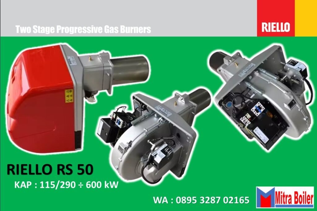 GAS BURNER RIELLO RS 50 – KAPASITAS : 516.000 KCAL