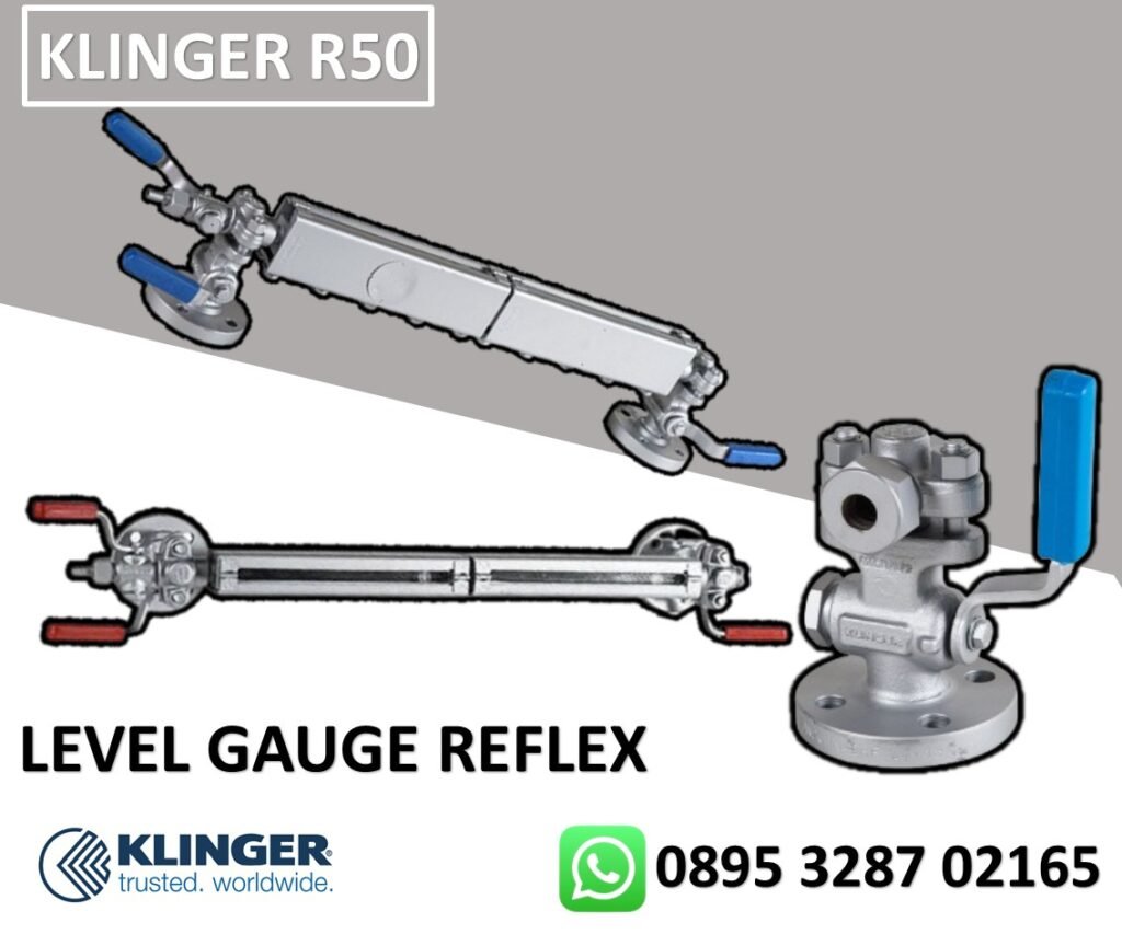 LEVEL GAUGE KLINGER R50 REFLEX – GLASS PENDUGA BOILER