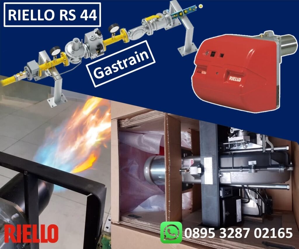 RIELLO RS44 – BURNER GAS DUA TAHAP 473.000 KCAL